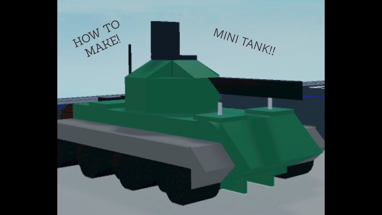 Plane Crazy Tiny Tank Tutorial! - YouTube