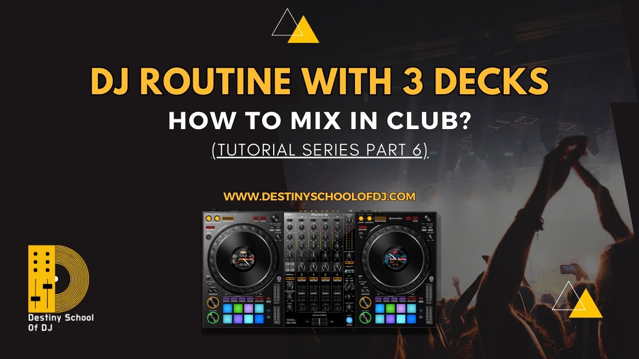 3 Decks DJ Routine | Techno Mix | How To DJ In Clubs | DJ School - YouTube