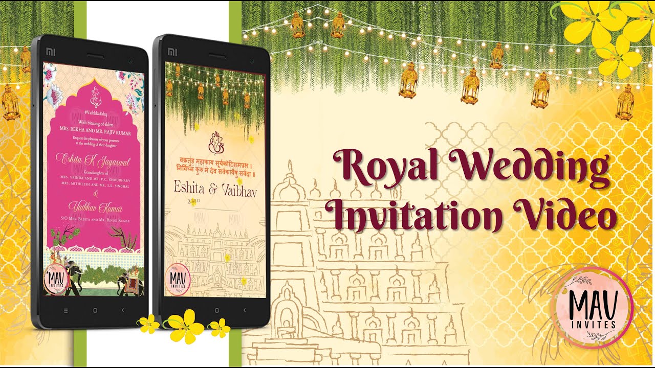Beautiful Wedding Invitation | Digital Wedding Invitation Card ...