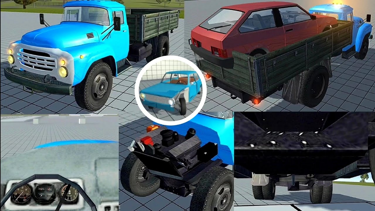 Сделал 🔥 мод Zil 130 на Simple Car Crash - YouTube