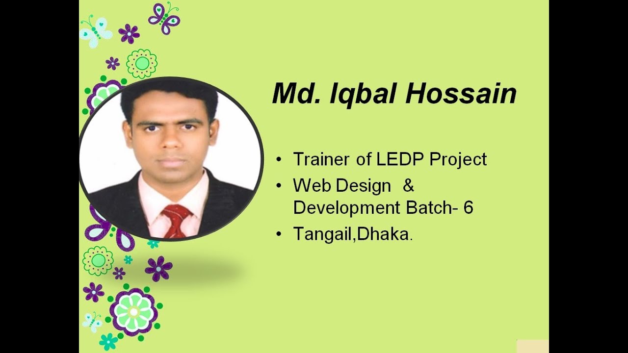 Day 09 || Batch 11, Tangail Web Design and Development - YouTube