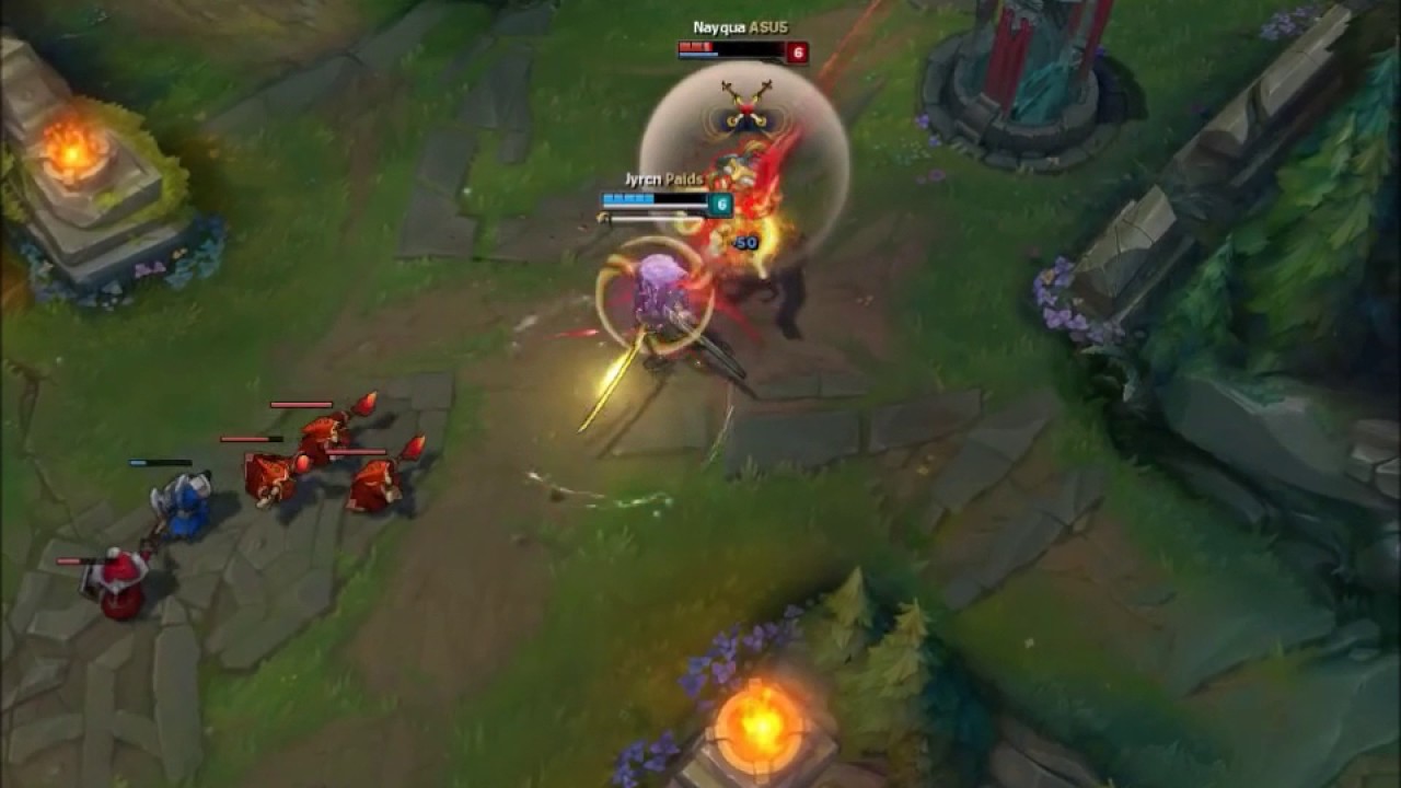 Dodging Yasuo's Wind Wall - YouTube