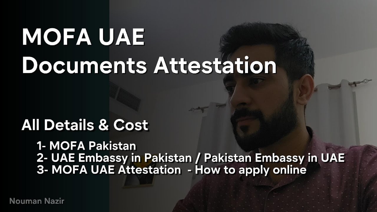 MOFA UAE | how to apply online | UAE MOFA Attestation | mofa uae ...
