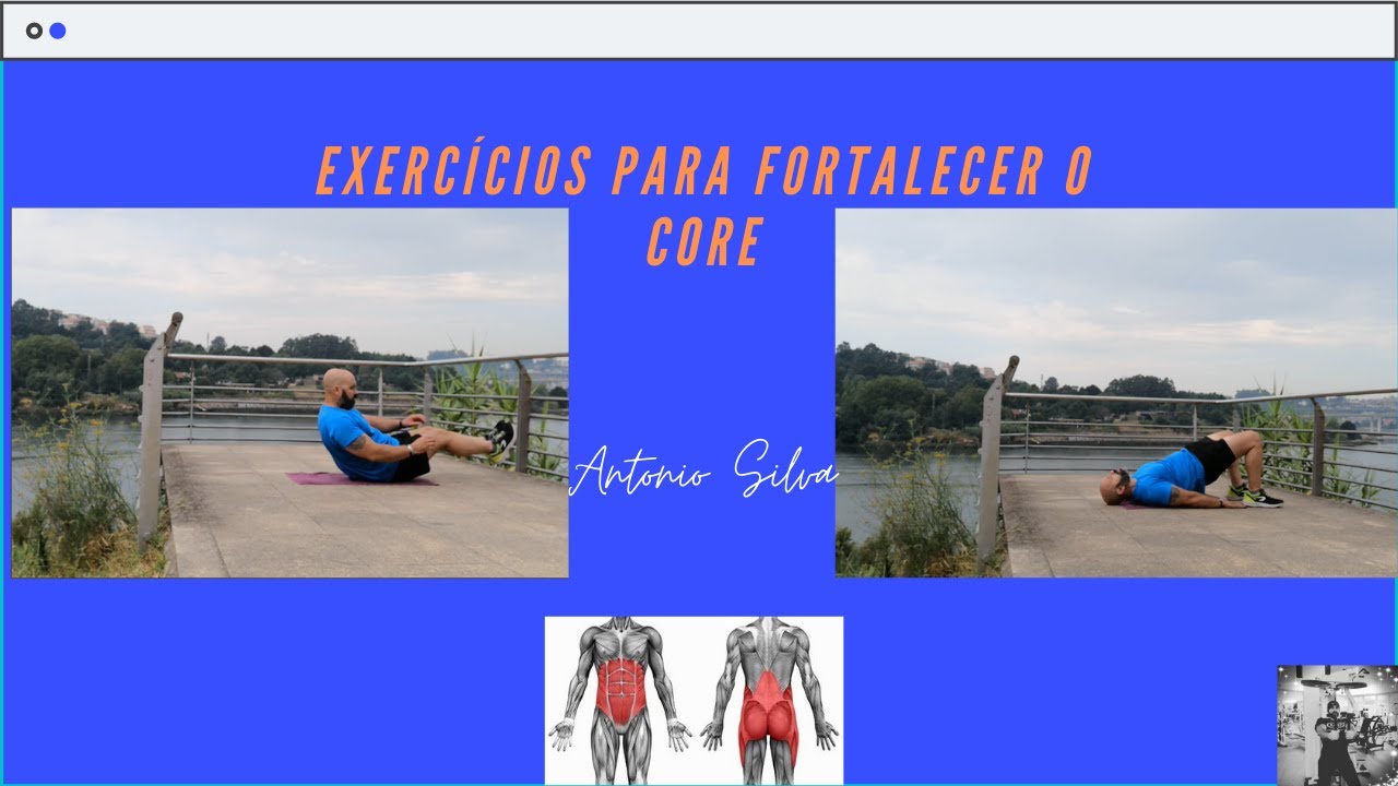 Exercícios Para Fortalecimento do Core / Abdominais/Lombar - YouTube