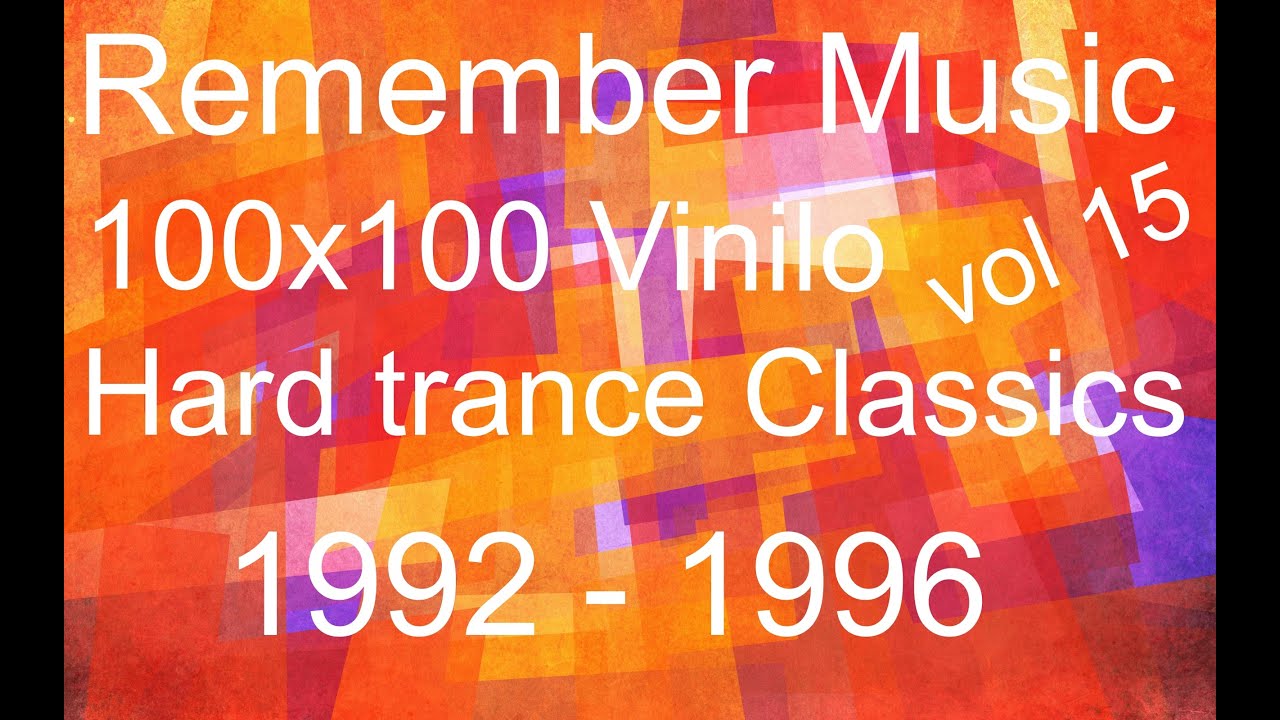 Hard Trance Classics Acid Techno 100x100 vinilo Remember music vol 15 ...