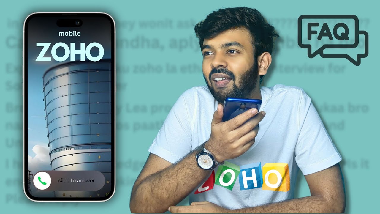 Zoho Frequently Asked Questions Comments Doubts Tamil Code Io Youtube