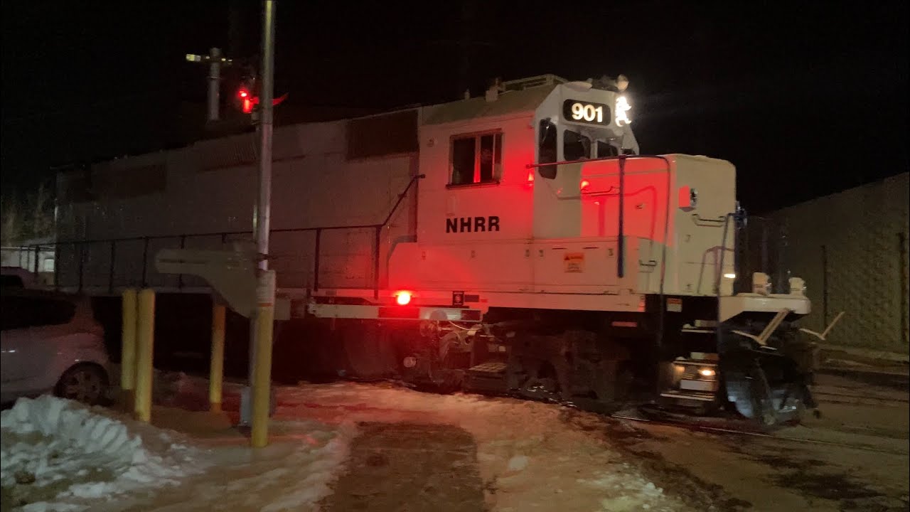 NHRR #901 Leads PN W230 Passing Cannon Ave 1/22/25 - YouTube