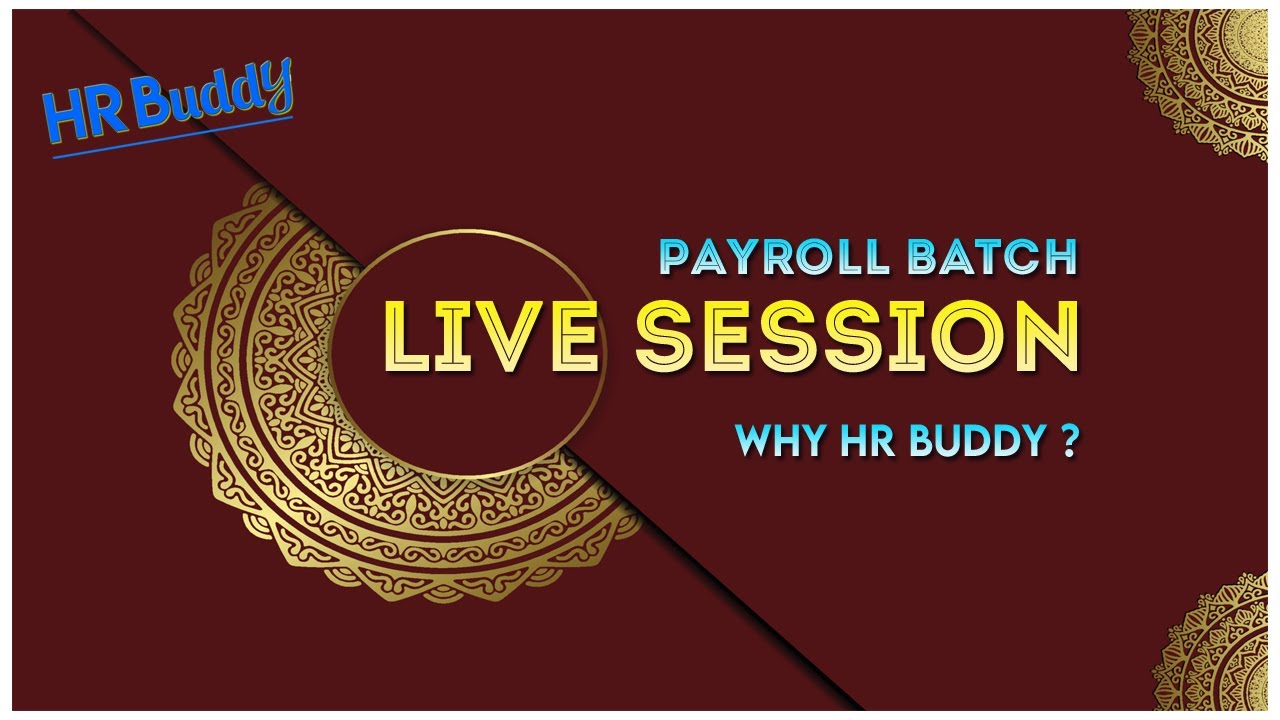 Why to choose HR Buddy Payroll Course ? - YouTube