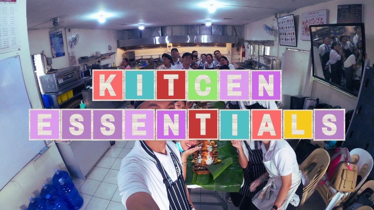 COLLEGE VLOG • kitchen essentials and basic food preparation laboratory | Freshmen Year - YouTube