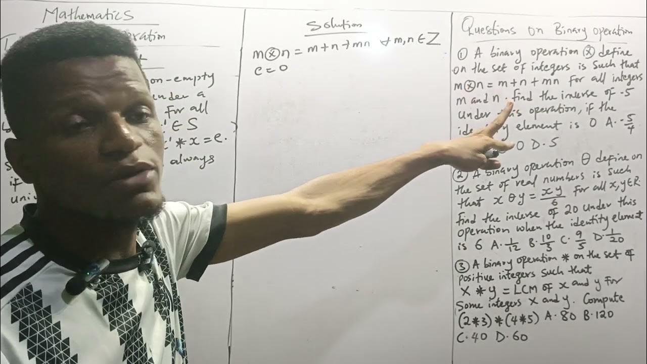 Inverse Element(binary operation) - YouTube