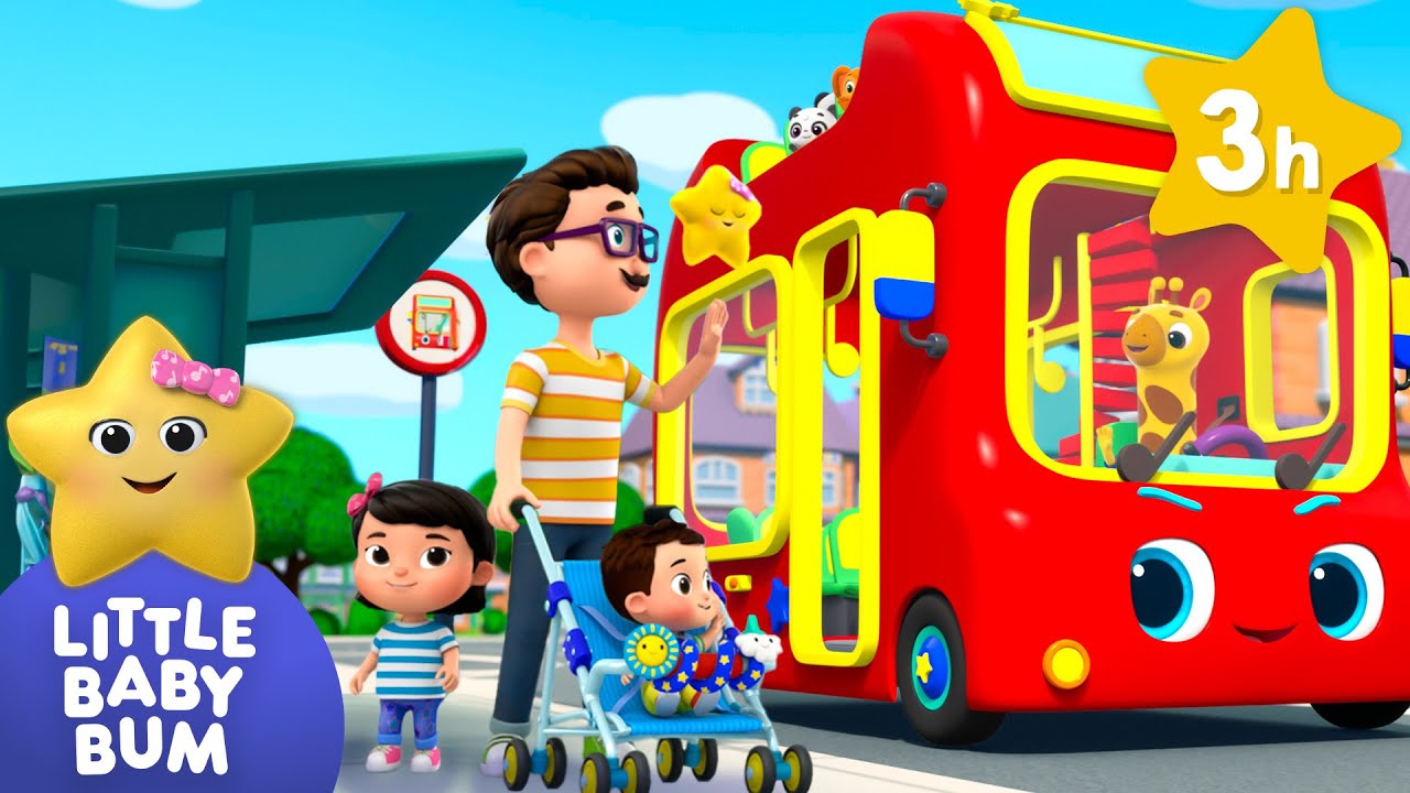 Wheels on the Baby Bus! | 🚌Wheels on the BUS Songs! 🚌 Nursery Rhymes ...