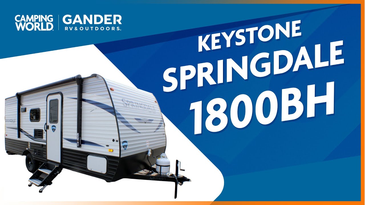 2021 Keystone Springdale 1800BH | Travel Trailer - RV Review: Camping ...