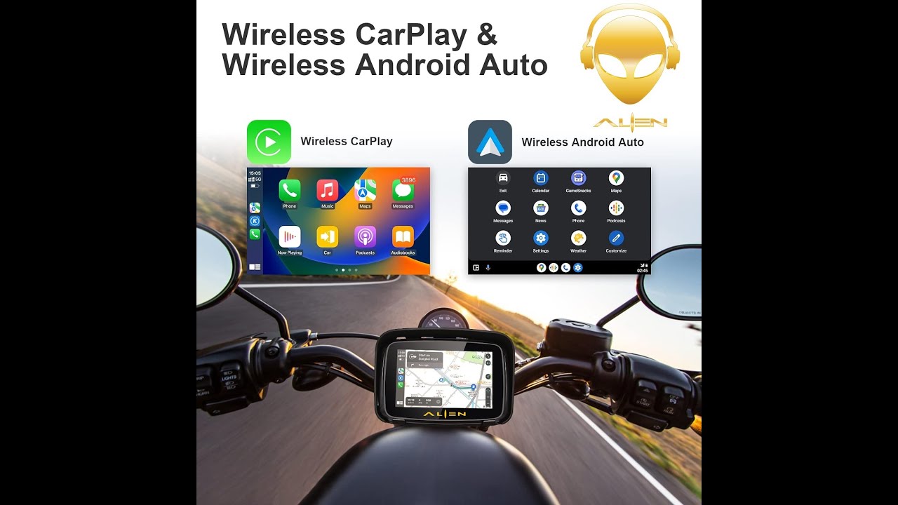 Alien Bike Infotainment System - YouTube