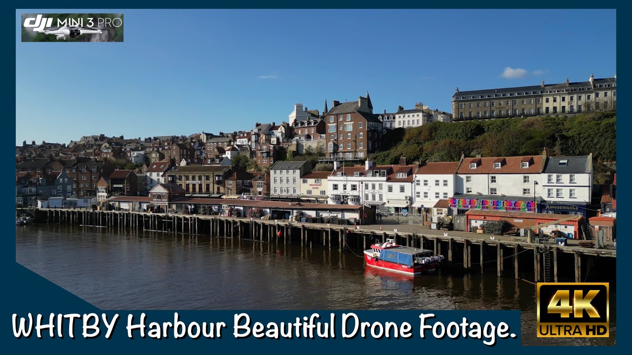 WHITBY HARBOUR | Beautiful Drone Footage | DJI Mini 3 Pro 4K - YouTube