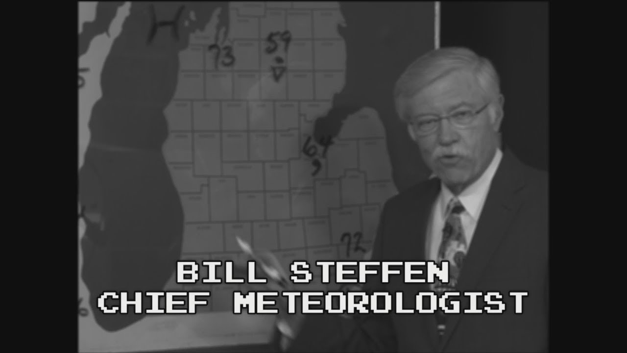Bill Steffen goes retro for the forecast - YouTube