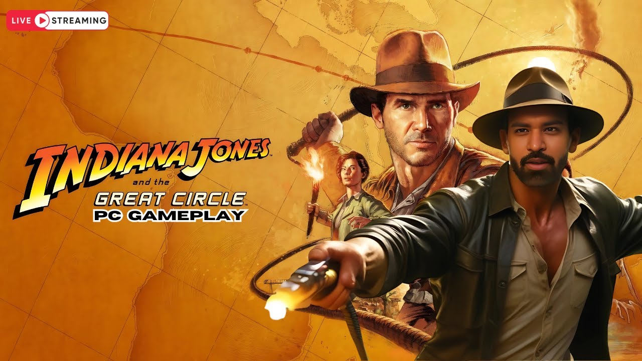 INDIANA JONES AND THE GREAT CIRCLE PC Gameplay Part 1 - (FULL GAME ...
