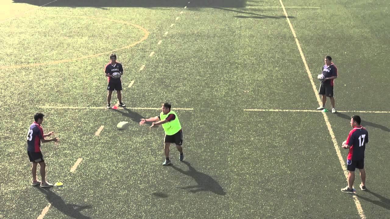 Catch & Pass Drill 17 - 4 Corner Passing Drill (Progression 1) - YouTube