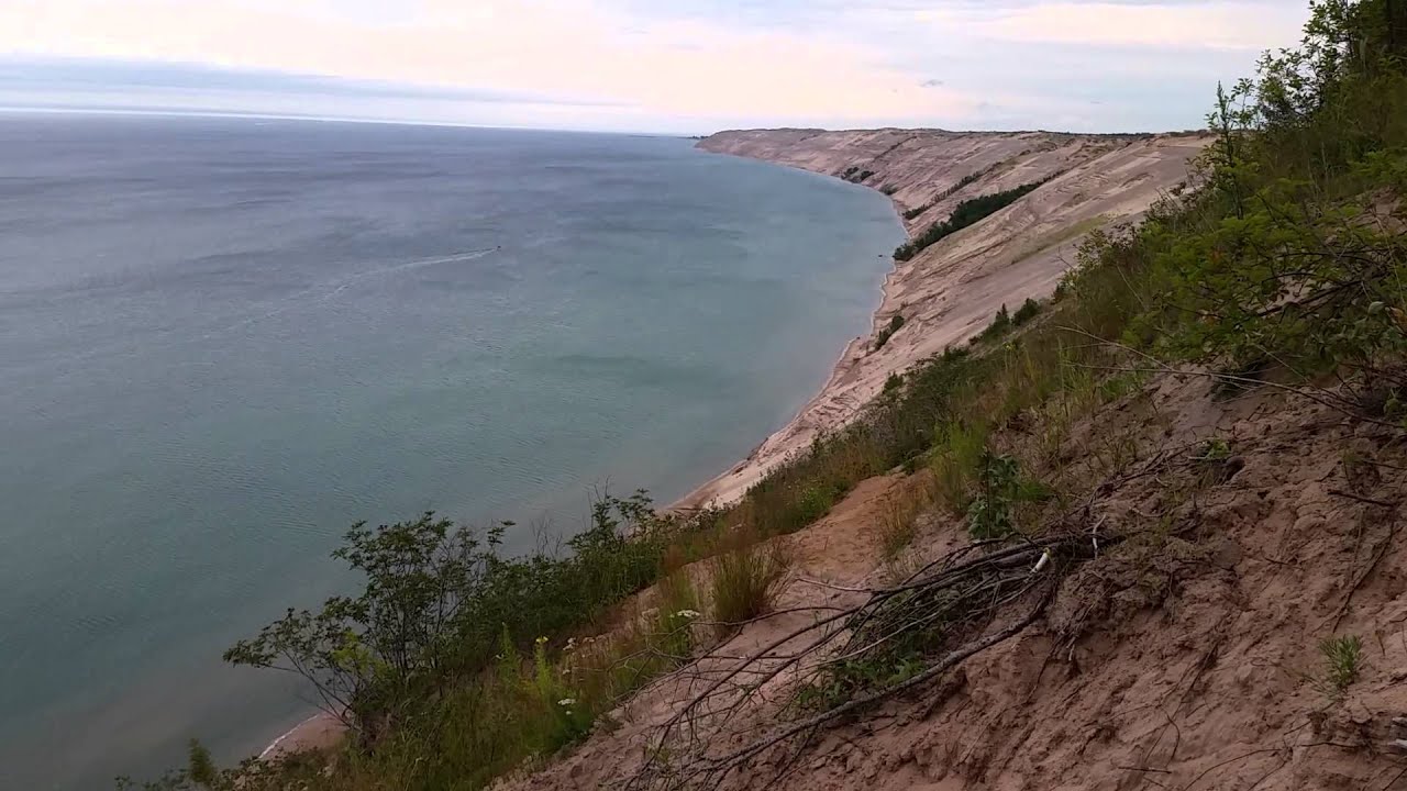 Grand Sable Banks, Log Slide and Au Sable Point - YouTube