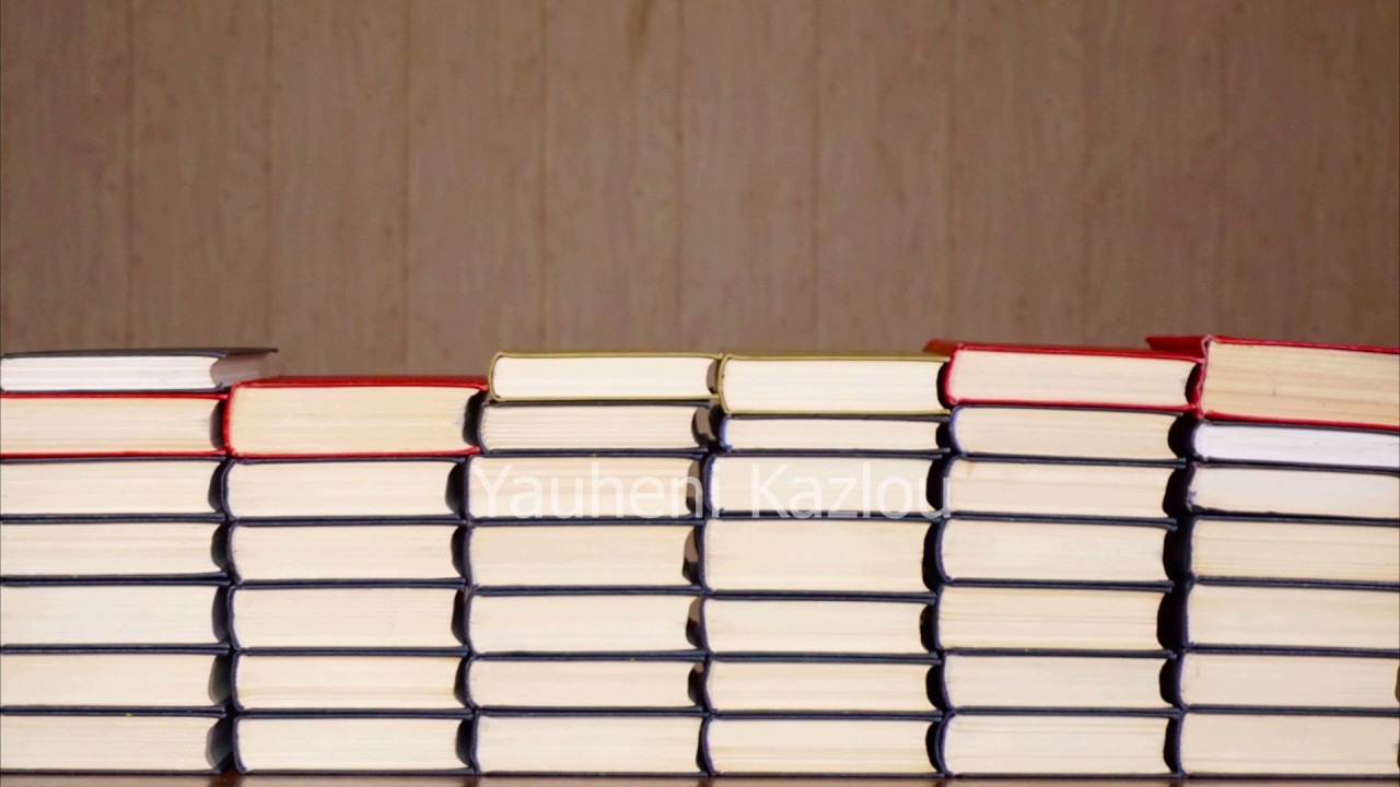 Books Timelapse - Stock Footage - YouTube