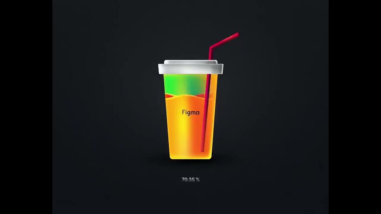 Making a cup animation in Figma using variables and conditions - YouTube