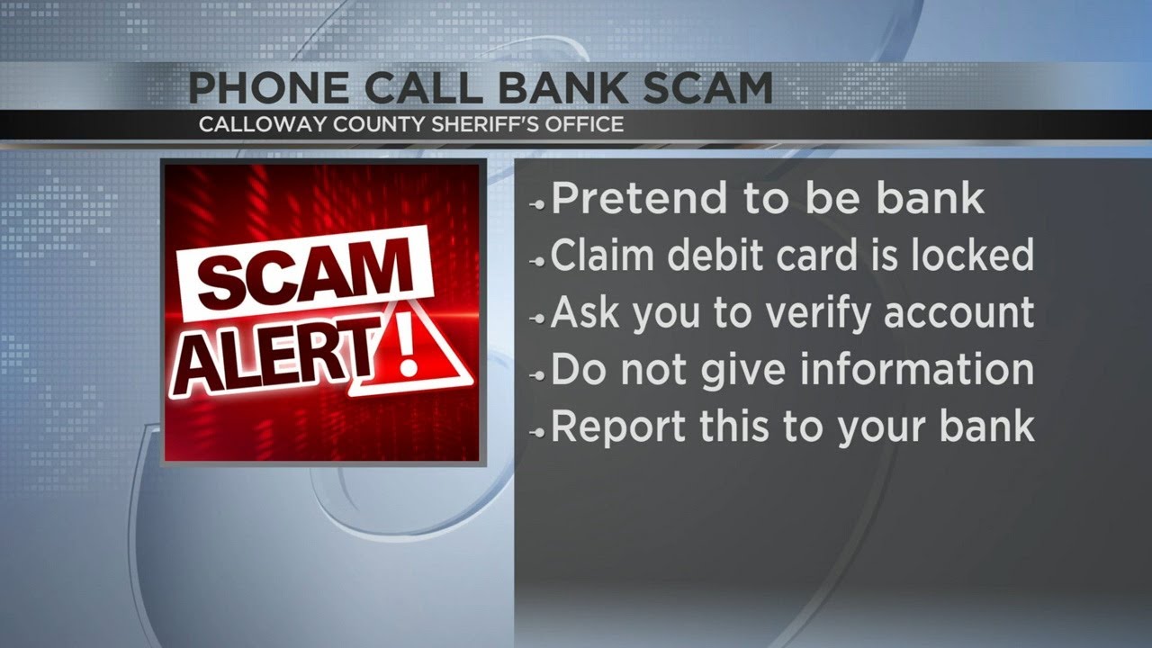 Calloway County Sheriff's Office Alerting Public About Phone Call Bank ...