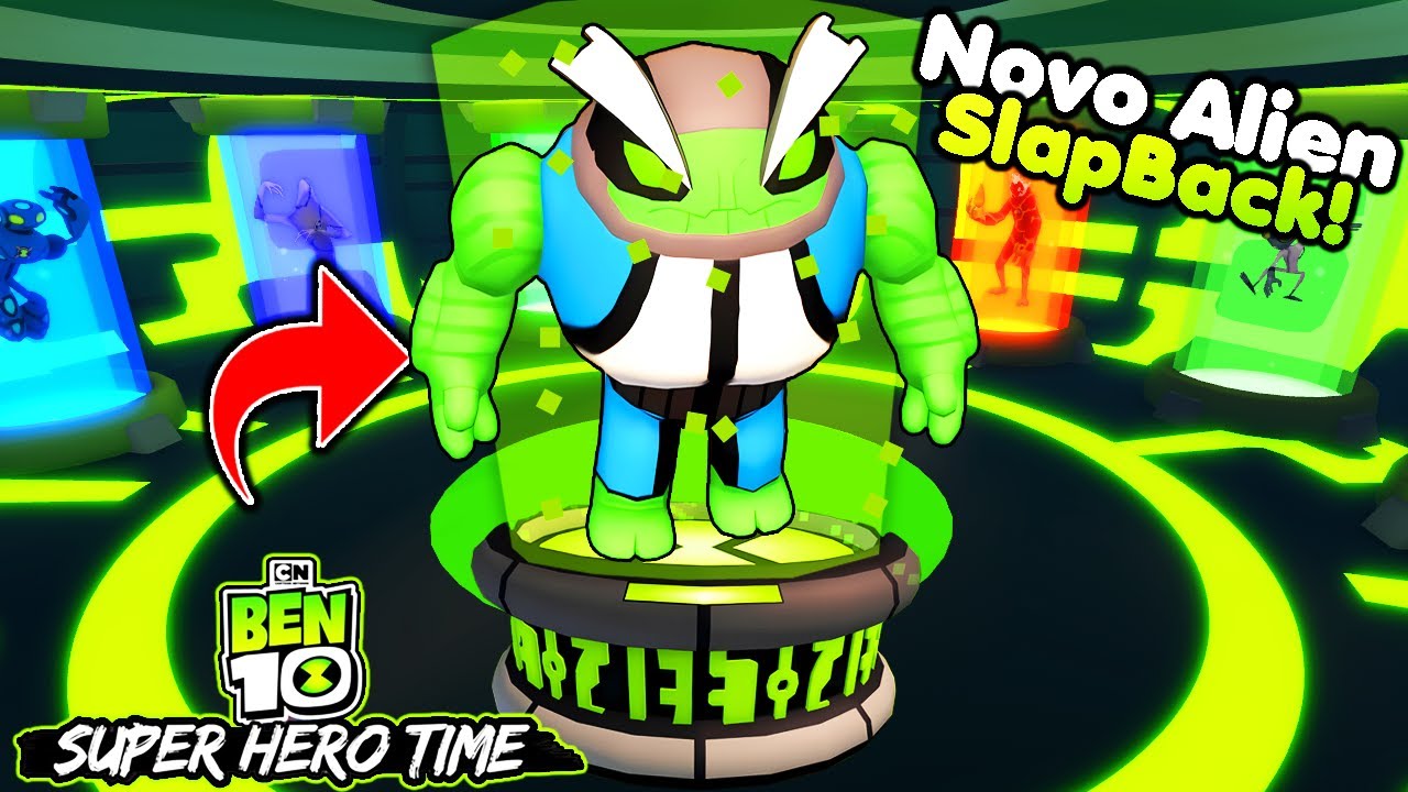 PEGUEI O NOVO ALIEN SLAPBACK DO BEN 10: SUPER HERO TIME SERÁ QUE É BOM ...