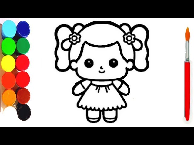 Doll Drawing For Kids LOL Surprise Doll! Series 2 How To Draw Kitty