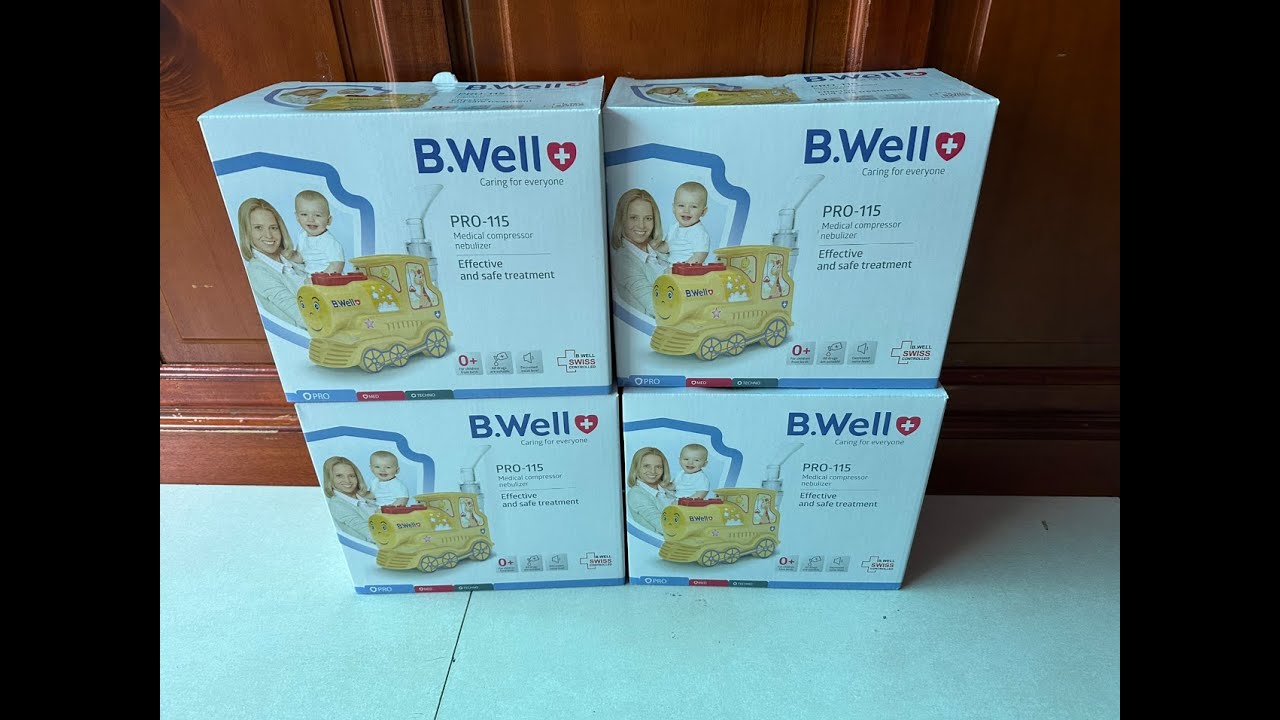 MÁY PHUN KHÍ DUNG CHO TRẺ SƠ SINH VÀ NGƯỜI LỚN BWELL PRO 115 - YouTube