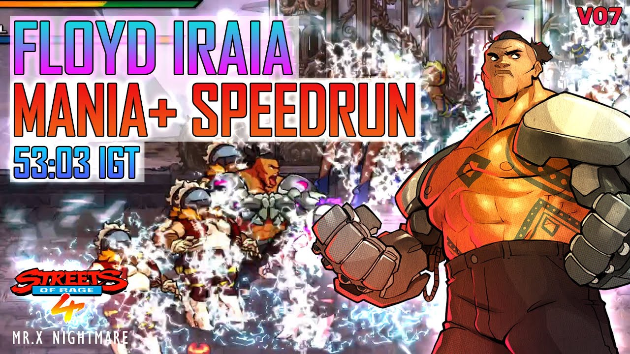 [OLD WR] SoR4 Floyd Arcade Mania+ Speedrun in 53:03 IGT - YouTube