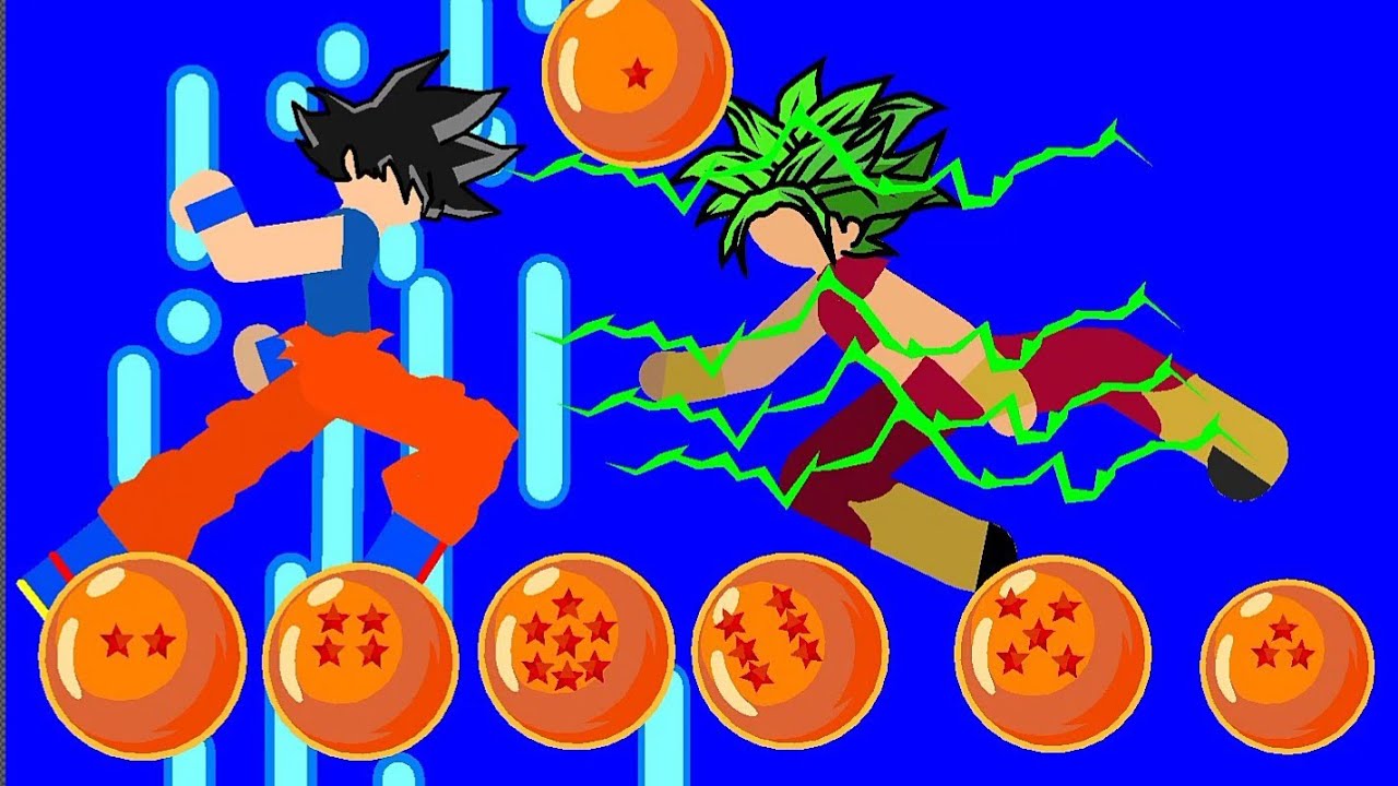 GOKU VS Kefla Full Animation Stick Nodes - YouTube