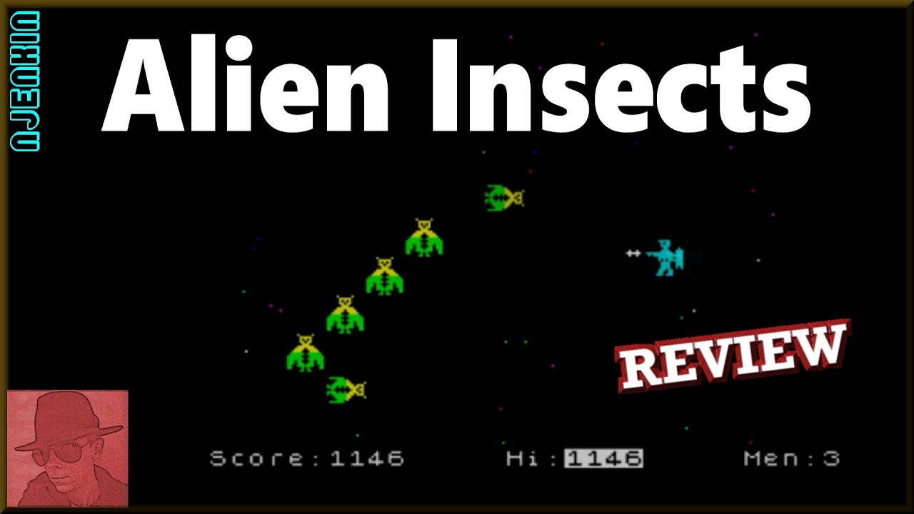 Alien Insects - on the ZX Spectrum 48K !! with Commentary - YouTube