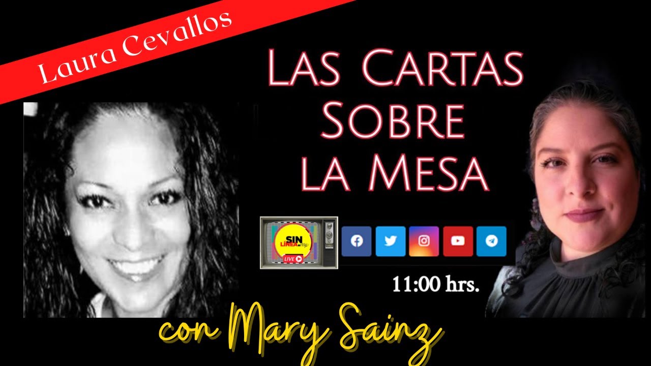 #LasCartasSobreLaMesa con Laura Cevallos - YouTube