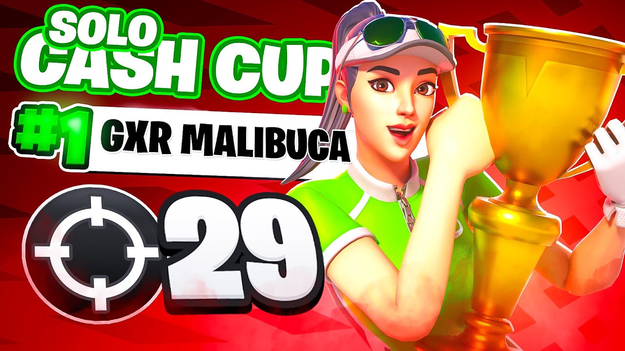 29 KILLS WIN IN SOLO CASH CUP 💣 | Malibuca - YouTube