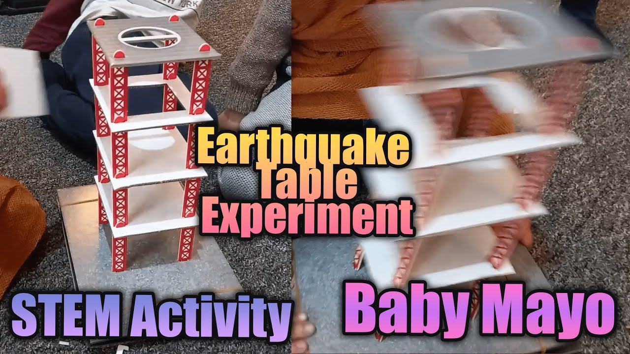 Earthquake Table Experiment - STEM Activity - YouTube