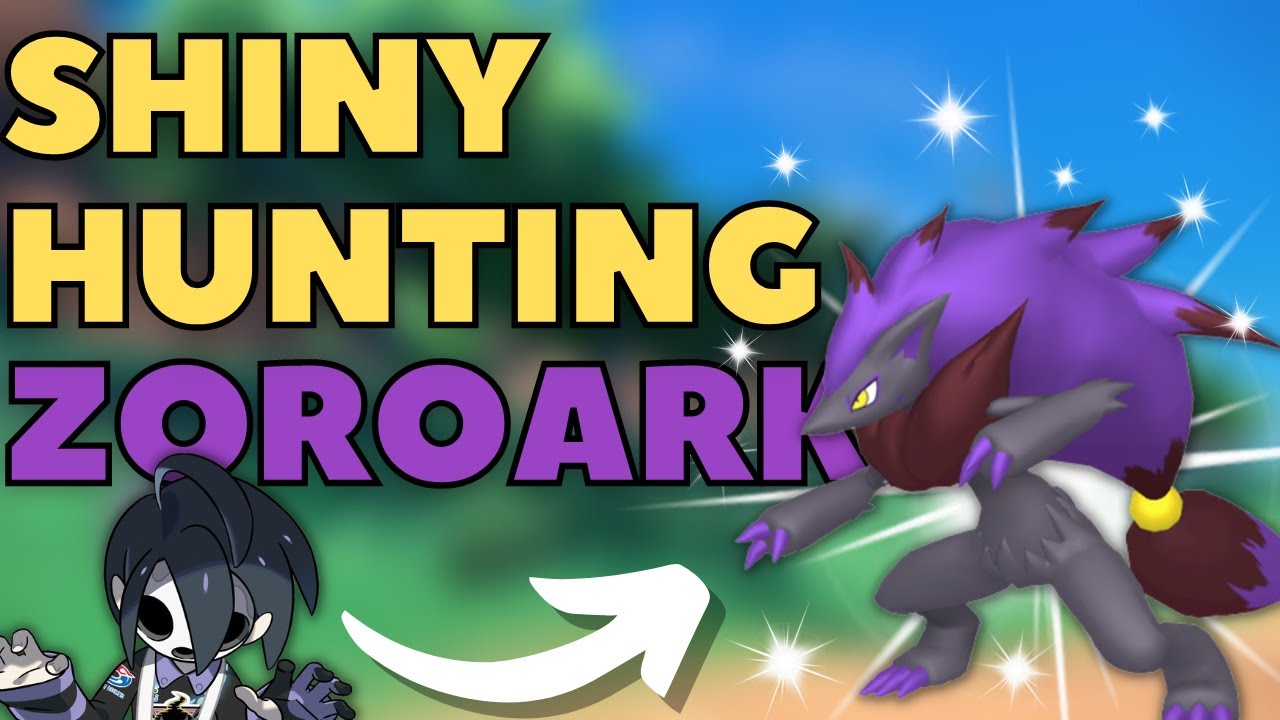 Shiny hunting Zoroark in Pokemon Scarlet! - YouTube