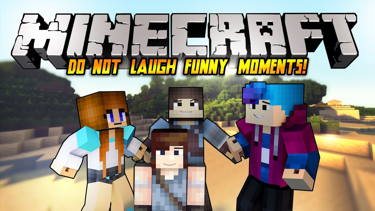 Minecraft Do Not Laugh Funny Moments - YouTube