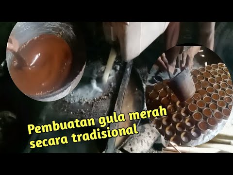 Proses pembuatan gula Jawa/gula merah/gula kelapa secara tradisional🌴 ...