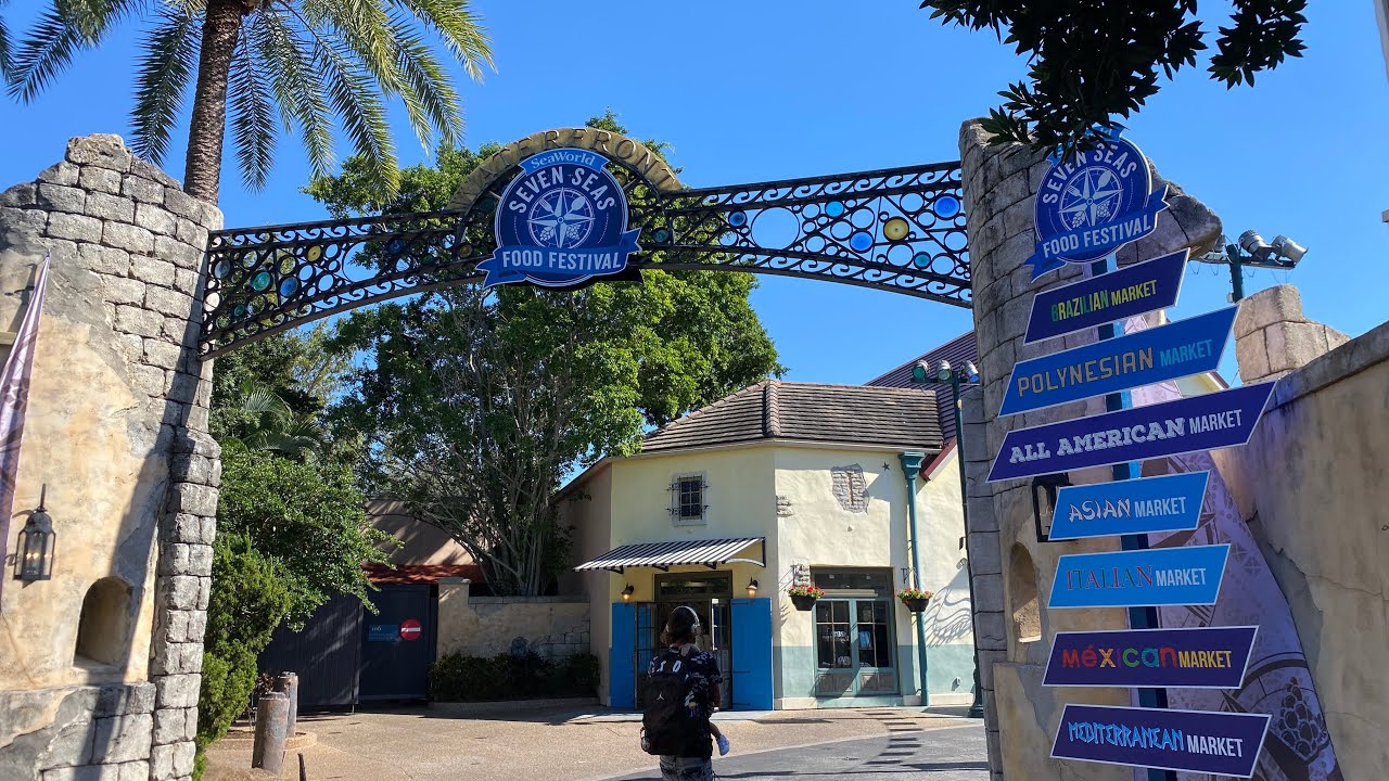 Opening Day of Seven Seas Food Festival, Sesame Street, and Fun Walrus ...
