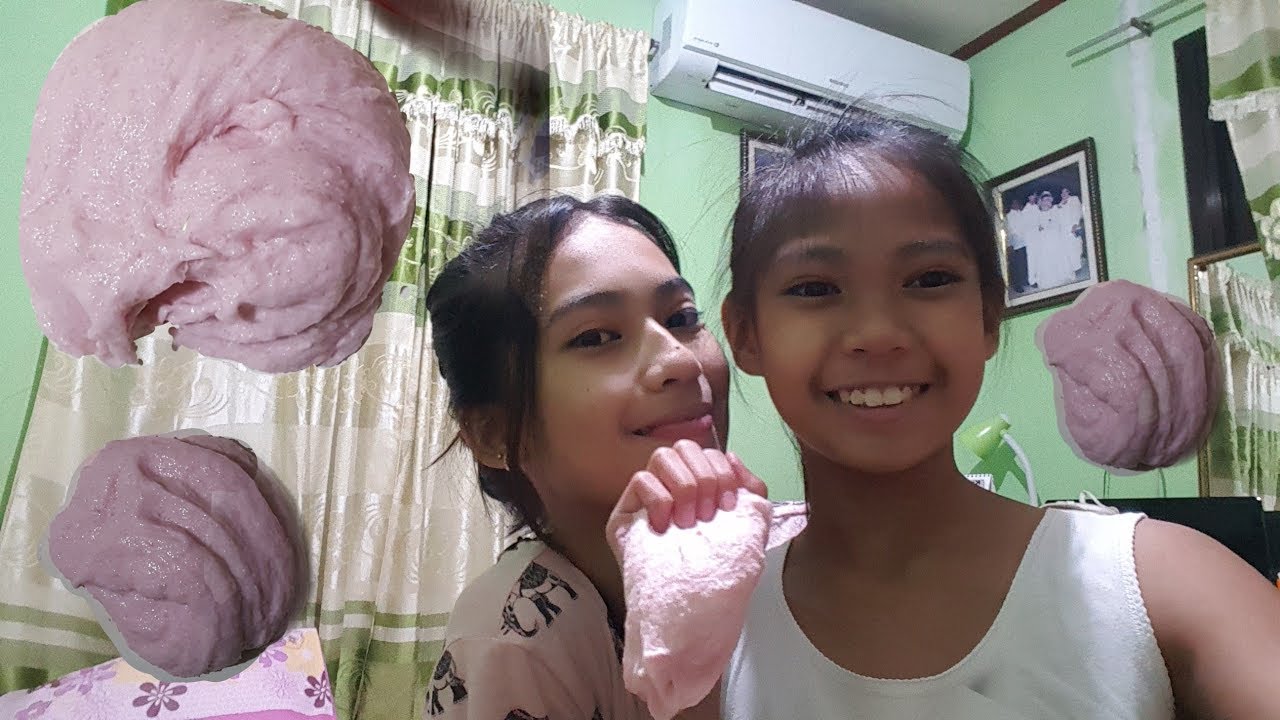 MAKING CLOUD SLIME (ft. Kian,Kyla) Ang ganda - YouTube