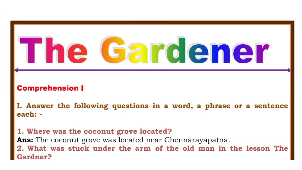 The Gardener 2nd PUC Notes The Gardener Important Questions For Board the-gardener-2nd-puc-notes-the-gardener-important-questions-for-board