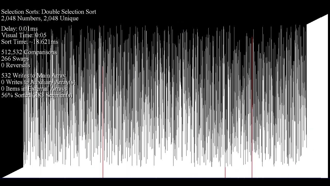 Double Selection Sort - YouTube