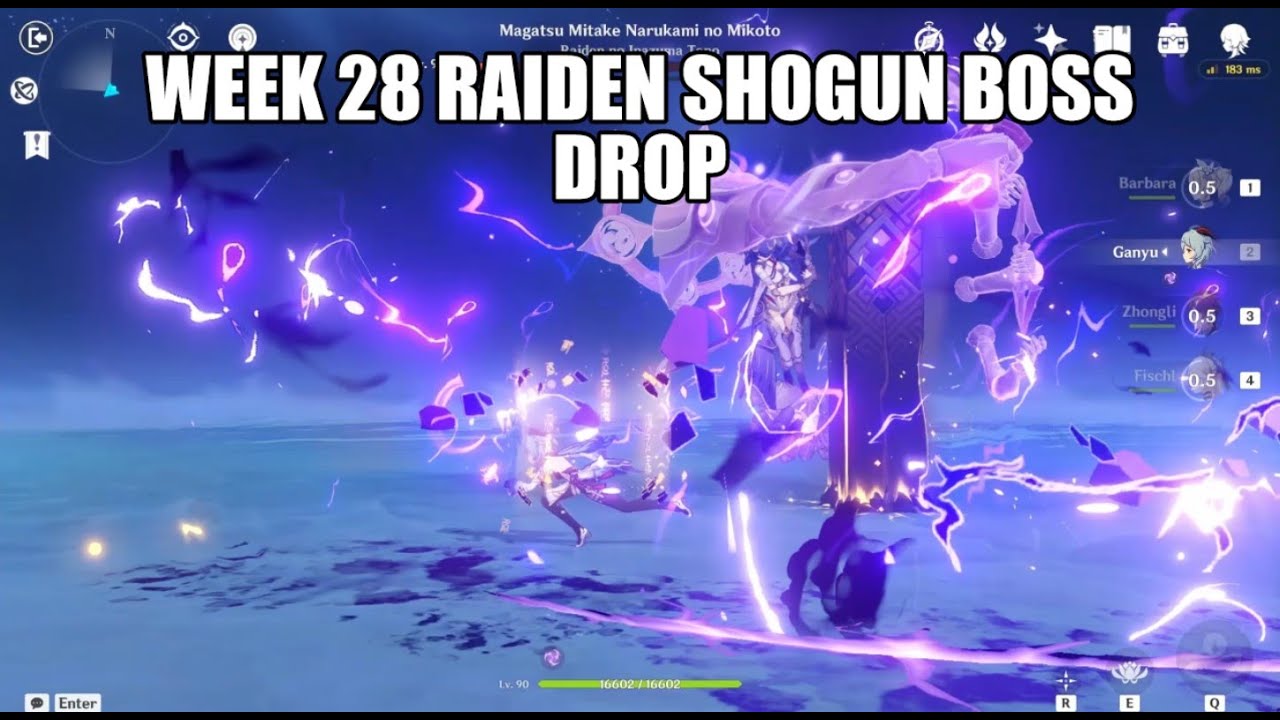 Week 28 Raiden Shogun Boss Drop | Genshin Impact - YouTube