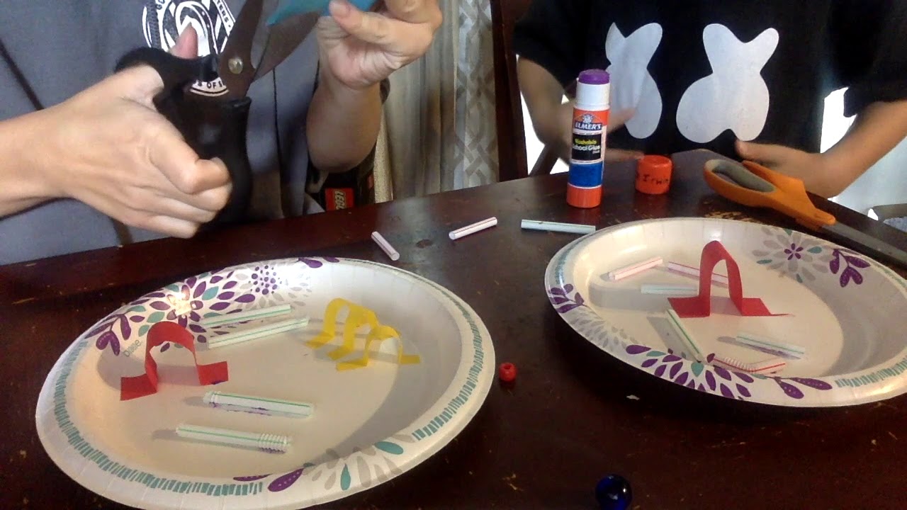 Paper Plate Marble Maze - YouTube