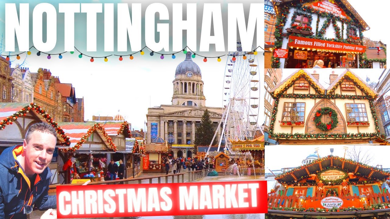 Nottingham Christmas Market Tour 2021 - YouTube