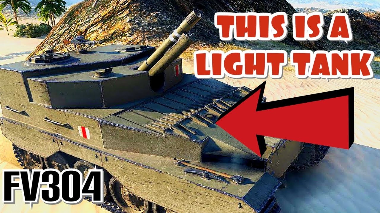 Bert is A LIGHT TANK FV304 World of Tanks Console wot console - YouTube