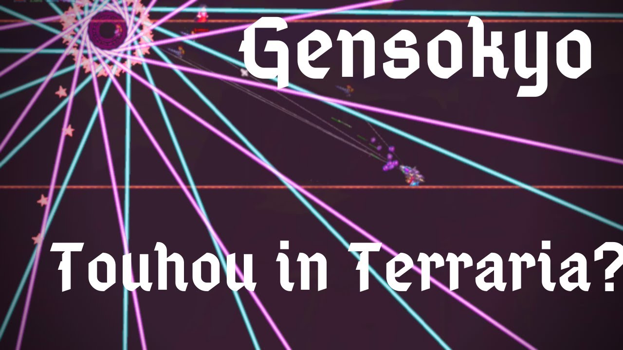 Terraria: Touhou bosses in Terraria? (Gensokyo mod All Bosses) - YouTube