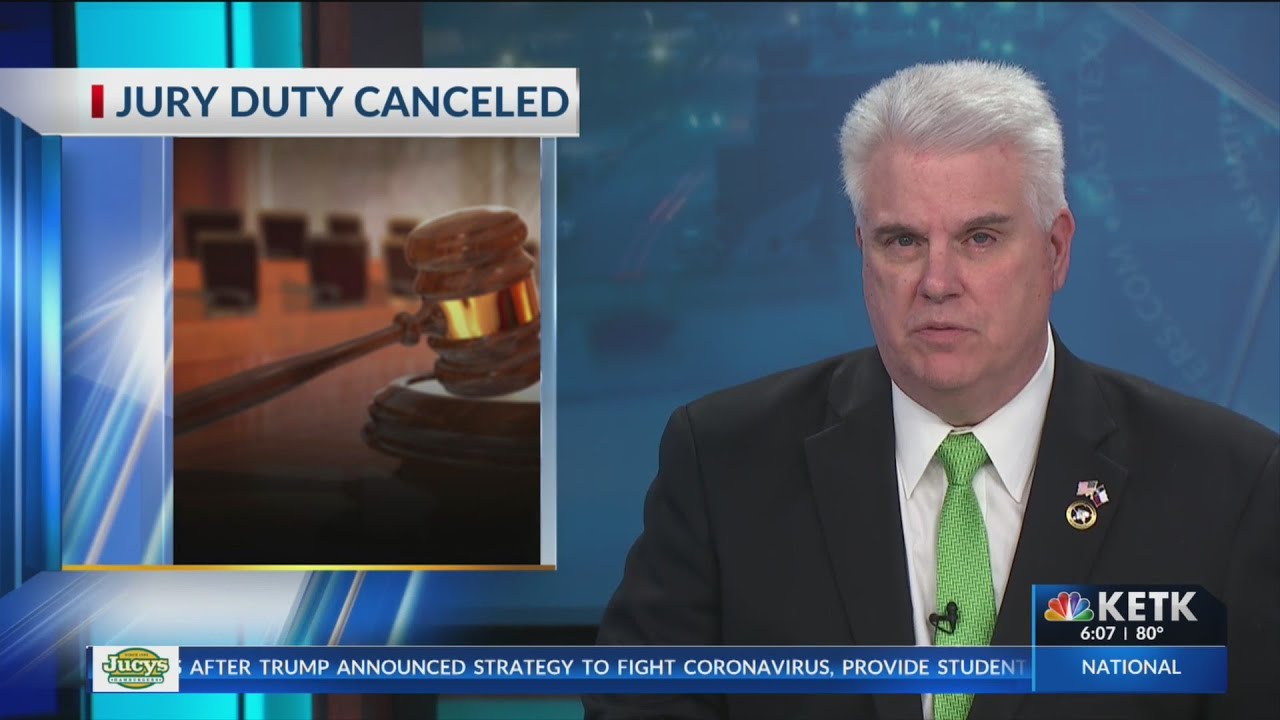 Smith County suspends jury duty for 1 month, grand jury service will ...