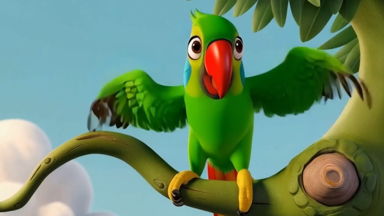 MAIN TOTA MAIN TOTA HARE RANG KA MAIN TOTA | KIDS POEM IN HINDI | KIDS ...