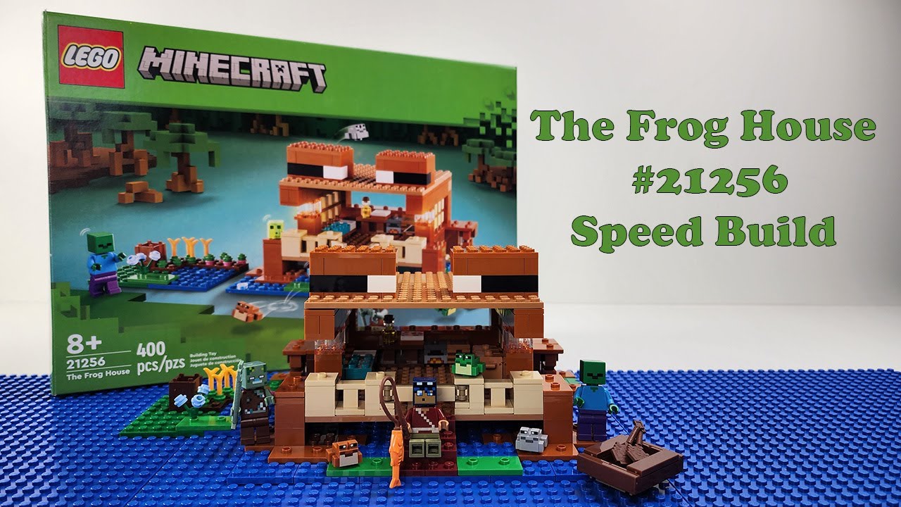 LEGO Minecraft The Frog House #21256 Speed Build and Stop Motion ...