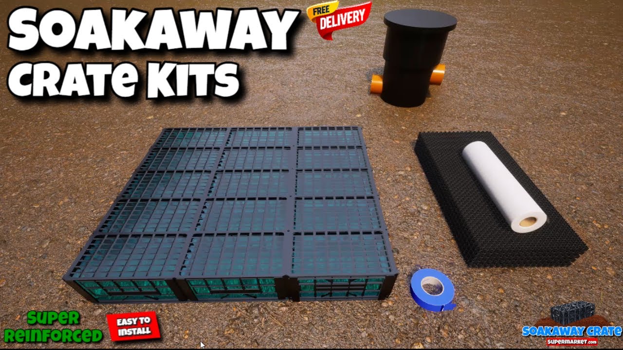 soakaway crate kit diy - The Ultimate Guide for UK Homeowners - YouTube